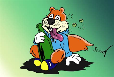 Conker The Drunk By Jaythepandaren On Deviantart