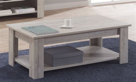 Table Basse Contemporaine Chêne Clair Milano
