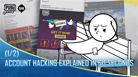 PUBG MOBILE On Twitter Let S Break Down How Account Hacking Happens In 60 Seconds Have You