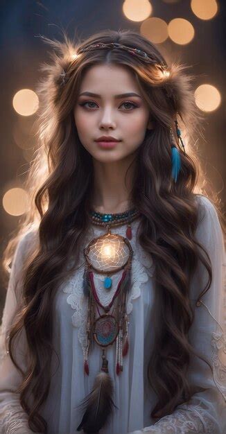 Premium Photo Portrait Of A Tribal Princess