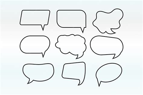 Premium Vector Set Of Speech Bubble Line Icons Editable Stroke