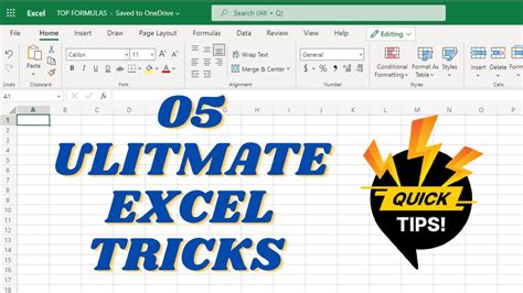 5 Ultimate Excel Tricks Office 365 Excel Microsoft Words Islam