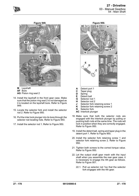 Jcb 3cx 4cx Backhoe Loader Service Repair Manual Tier 4f Sn 2442701
