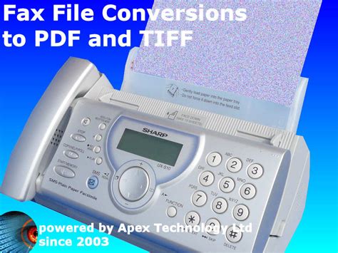 Fax Conversion To PDF TIFF JPEG TIF And Files Batch Converter