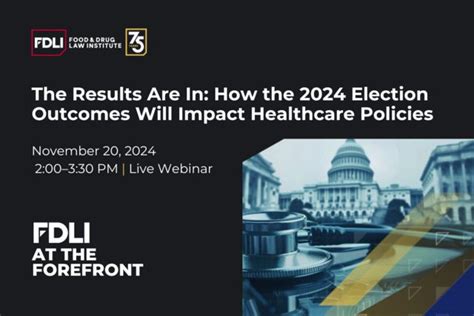 food and drug law institute fdli on linkedin ⏰ election results are