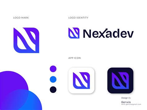 Software Development Logo Branding Nexadev Behance