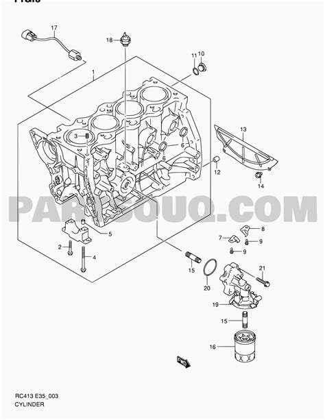 Suzuki M13a Engine Diagram