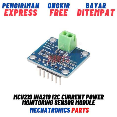 Jual MCU INA I C Current Power Monitoring Sensor Module Zero Drift Bidirectional MCU