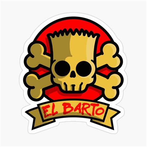 El Barto Sticker For Sale By Tameink Bart Simpson Art Simpsons Art Simpsons Cartoon