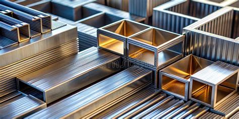 Variable Geometric Shapes Of Different Smooth Steel Structures Steel