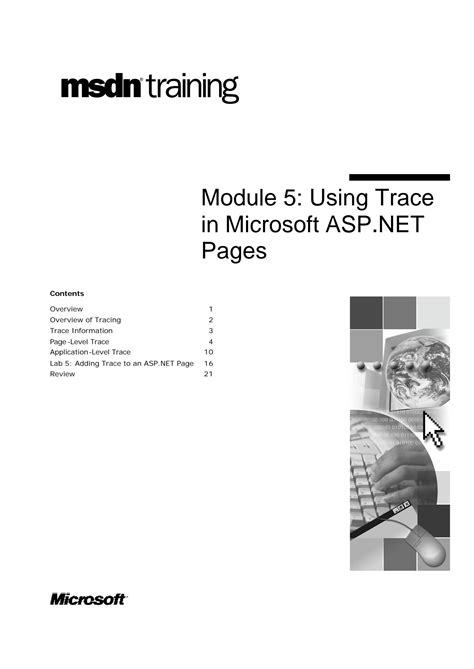 Solution Asp Net Module Using Trace In Microsoft Asp Net Pages Studypool