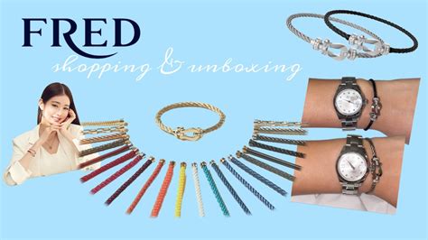 20대 쇼핑 언박싱 Vlog 프레드 포스텐 팔찌 화이트 골드 다이아 미디움💎 Youtube