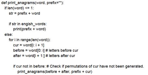 Python An Anagram Is A Permutation Of The Letters