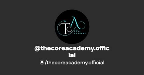 Thecoreacademy Official Twitter Instagram Facebook Linktree