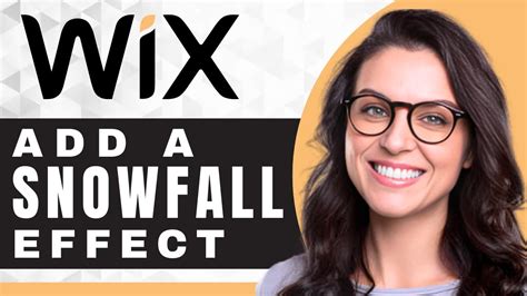 How To Add A Snowfall Effect On Wix Wix Tutorial 2025 Youtube