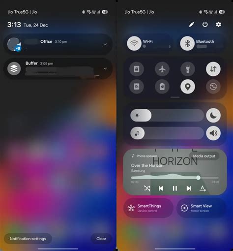 One Ui 7 Quick Panel Gets A Fresh Look And Features