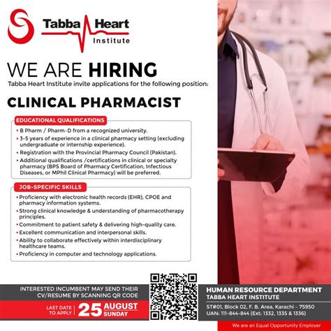 Tabbaheartinstitute Wearehiring Joinourteam Healthcarecareers Medicaljobs