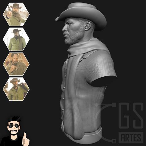 Django Unchained 3d Print 3d Model 3d Printable Cgtrader