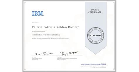 valerie patricia roldan romero on linkedin completion certificate for introduction to data