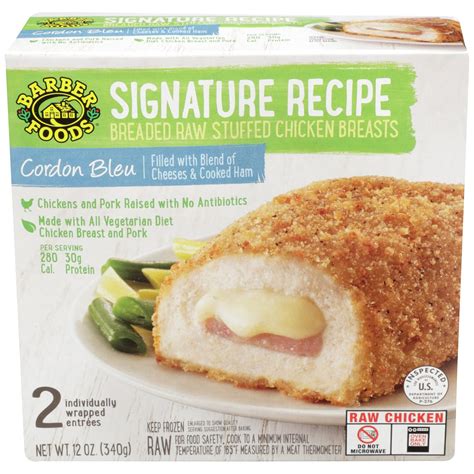 Barber Foods Signature Recipe Chicken Cordon Bleu 12oz