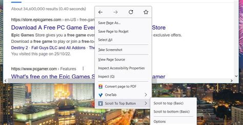How To Add A Scroll To Top Button To Chrome Firefox Edge And Opera