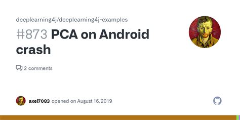 Pca On Android Crash · Issue 873 · Deeplearning4jdeeplearning4j
