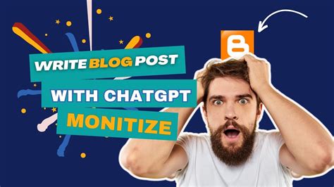 How To Write Blog Post With Chatgpt And Monetize Your Blogger Youtube
