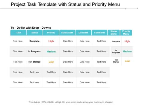 task priority rating powerpoint templates slides and graphics