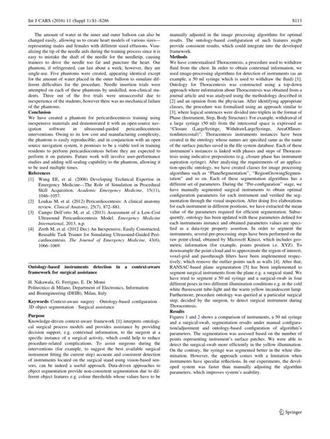 Pdf Ontology Based Instruments Detection In A Context Aware Framework
