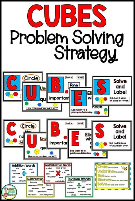 Cubes Math Strategy Printable Printable Word Searches