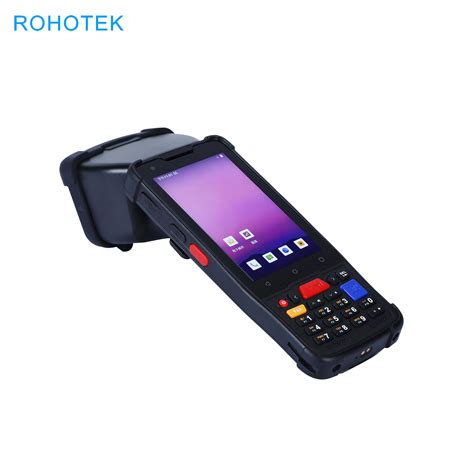 Black Rugged Handheld Pda Scanner Android With 2gb Ram 16gb Rom