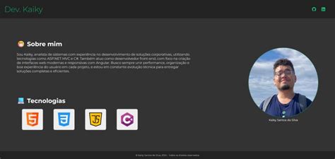 Desenvolvimentoweb Frontend Portfolio Html Css Tecnologia