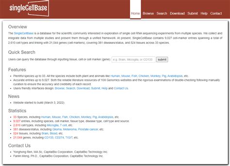 6種細胞特徵數據庫 Cell Type Annotation Database 查詢細胞類型的好幫手 億問 Millionquesn
