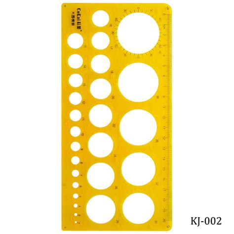 Drawing Stencil Plot Model Great Circle Template Contain 1 Unit Inkarto