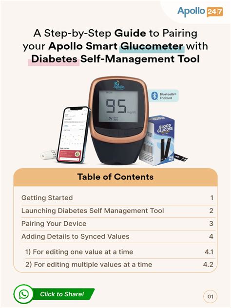 Apollo Smart Glucometer Pairingguide Pdf Bluetooth Computing