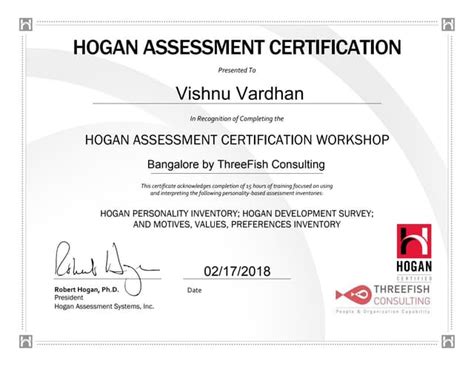 vishnu vardhan hogan certified ppt