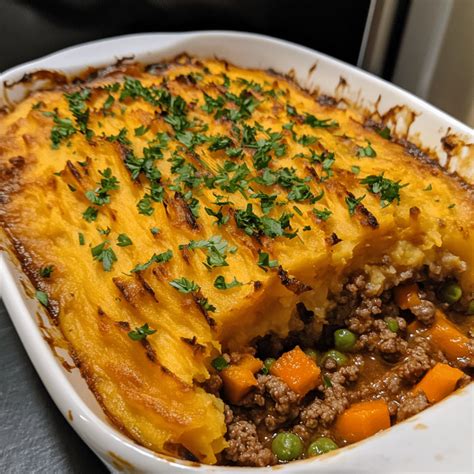 Hearty Beef And Sweet Potato Shepherds Pie