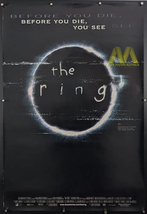 The Ring 2oo2 Movie Poster Original Us One Sheet Horror Movie