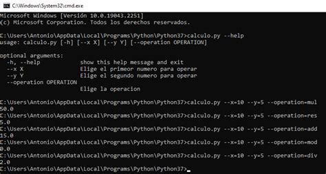 EJECUTANDO SCRIPTS PARA TERMINAL CON ARGPARSE El Programador Chapuzas