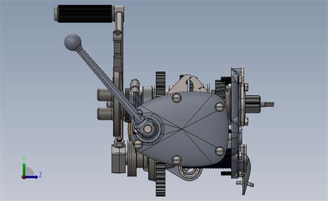 M72摩托车变速箱3d模型（solidworks软件打开） Solidworks 2013 模型图纸下载 懒石网