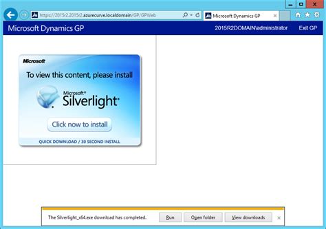 Hands On With Microsoft Dynamics Gp 2015 R2 Web Client First Run