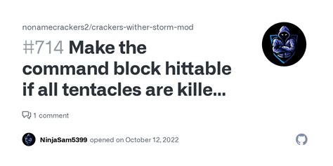 Make The Command Block Hittable If All Tentacles Are Killed Without