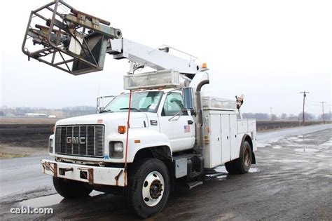 1997 Gmc C7500 Altec Ap45 Bucket Truck 46k Miles