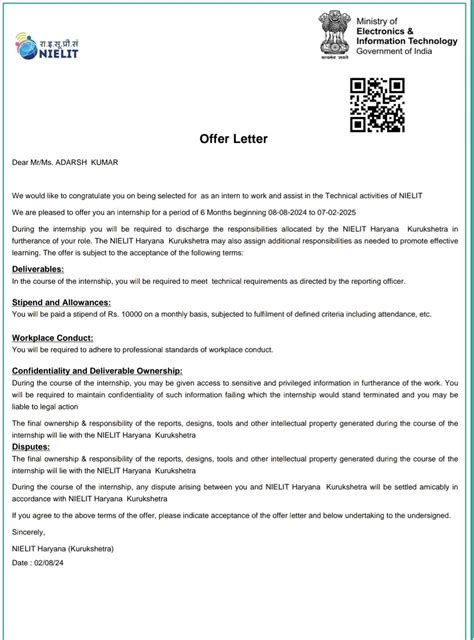 Adarsh Kumar On Linkedin Nielit Govt Intership