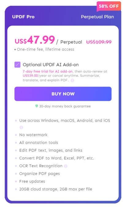 UPDF Pro Lifetime Exclusive Deal Get Upto 58 OFF Lifetimo