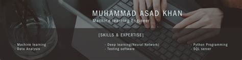 Muhammad Asad Khan Python Data Analyst Aiandml Deep Learningaws S3 Sage Maker Ml Ops