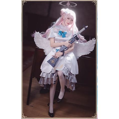 Jual Misono Mika Cosplay Costume Game Blue Archive Cosplay Dress Women