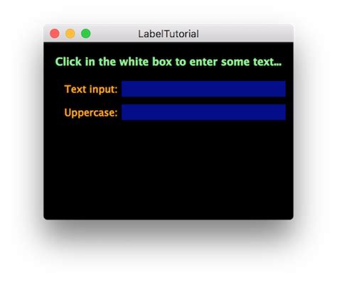Tutoriallabel Juce