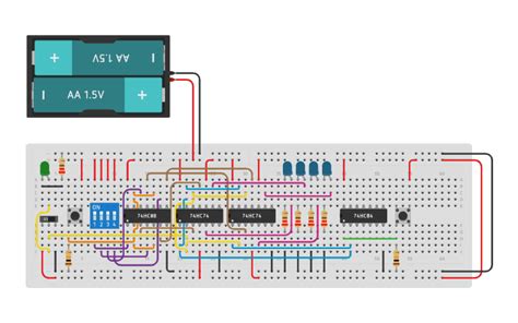 Circuit Design Ram Tinkercad