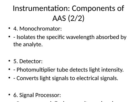 Atomic Absorption Spectroscopy Aas Pptx